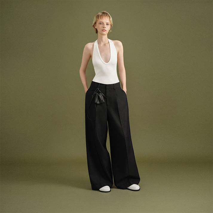 HIGHCHIC - Noir Pants - Comfortable Trousers - Daily Wear - Female ...